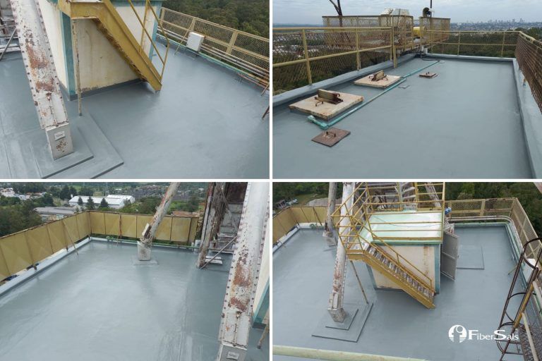 Impermeabilização de laje técnica industrial